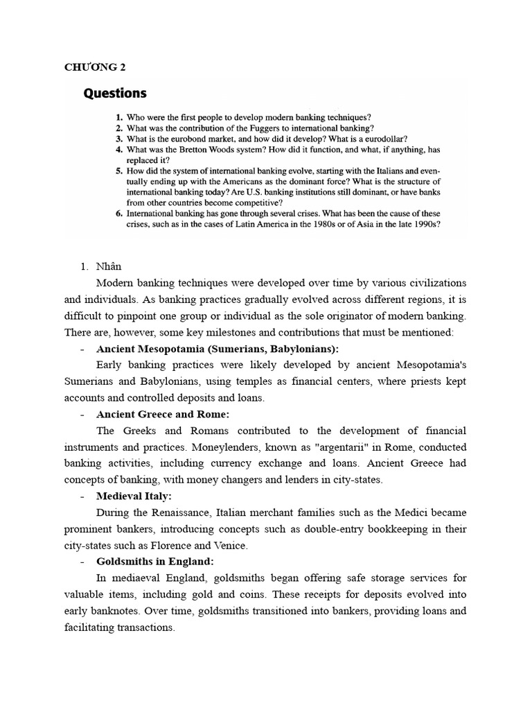 EOC Questions Ch.2-3 | PDF