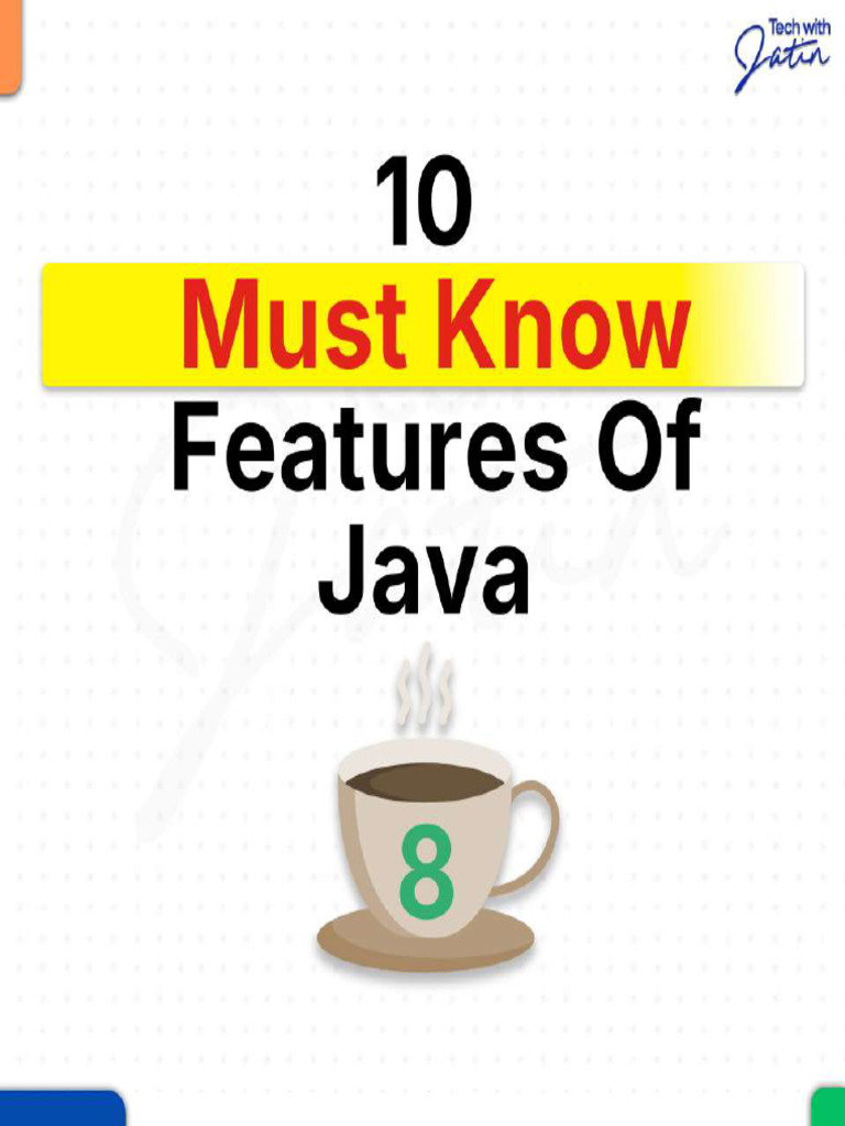 10 Important Java 8 Features To Be Aware Of! | PDF