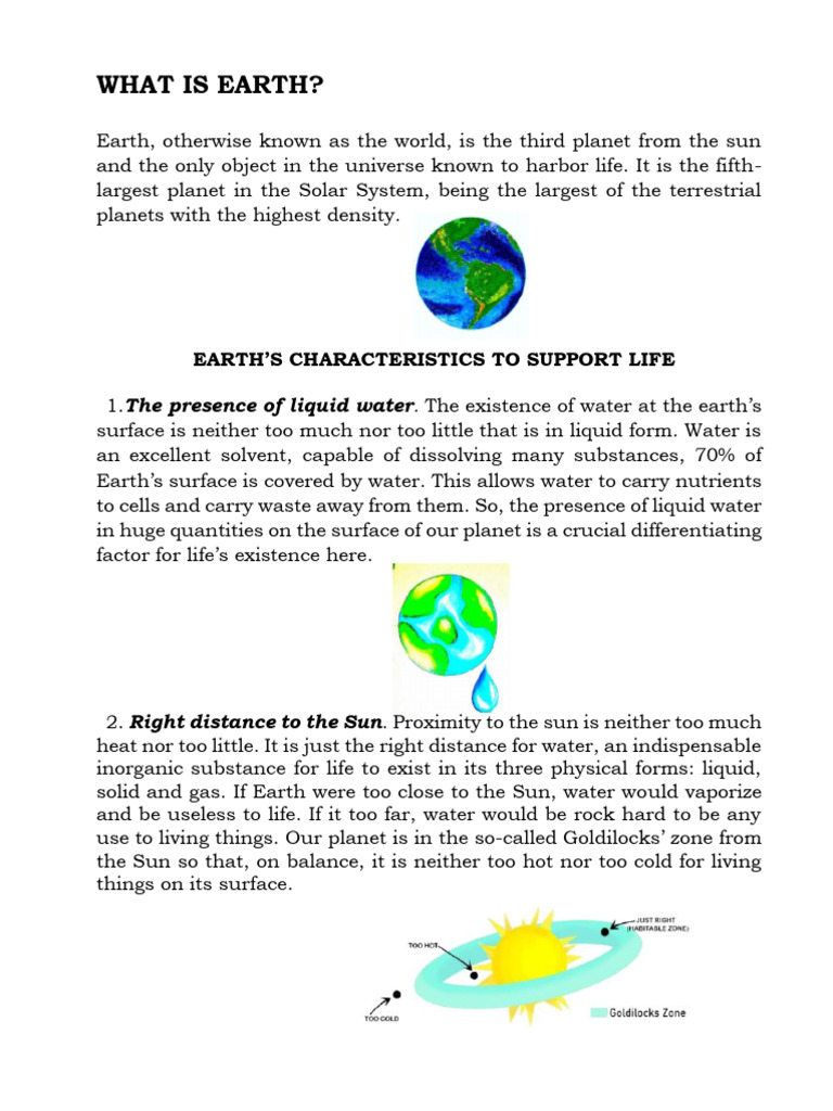 M1.earth ang life science | PDF