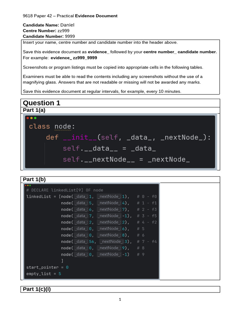 Evidence - zz999 - 9999 | PDF