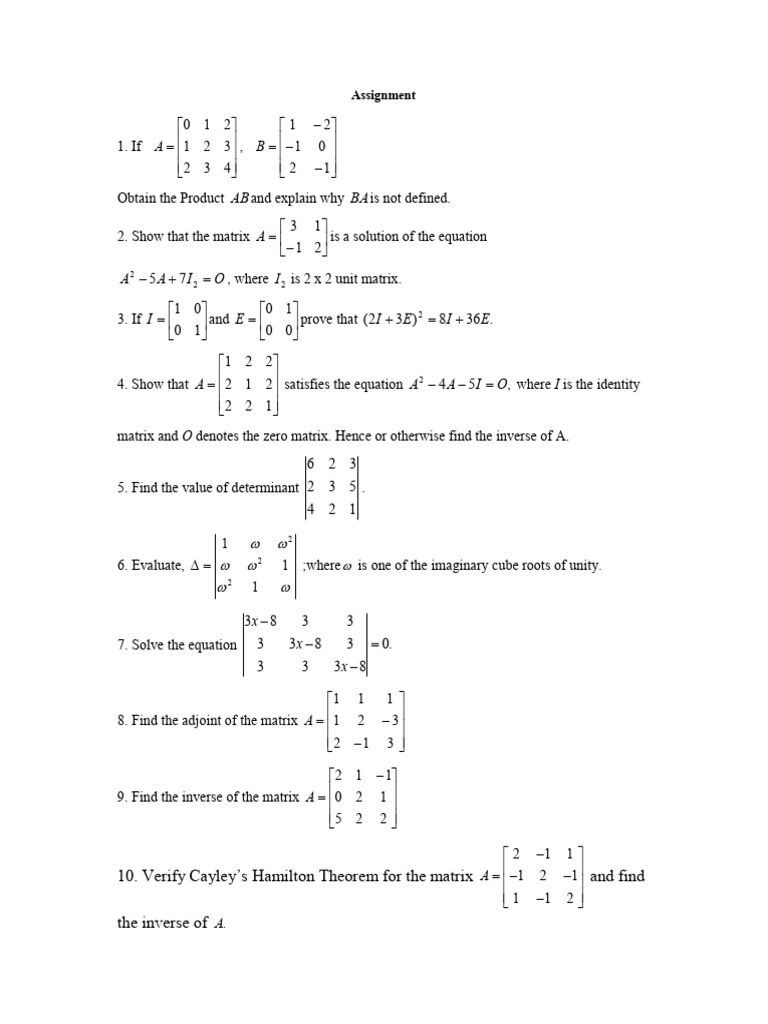 Assignment For BCA Students | PDF