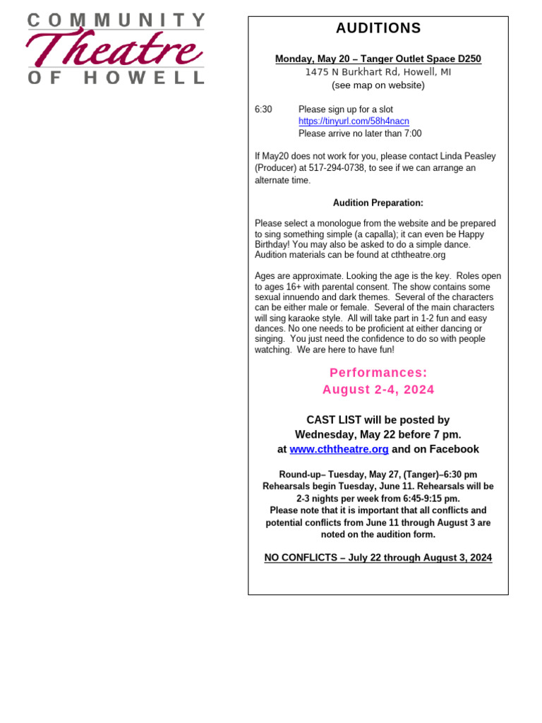 MAAN+revised+audition+flyer | PDF