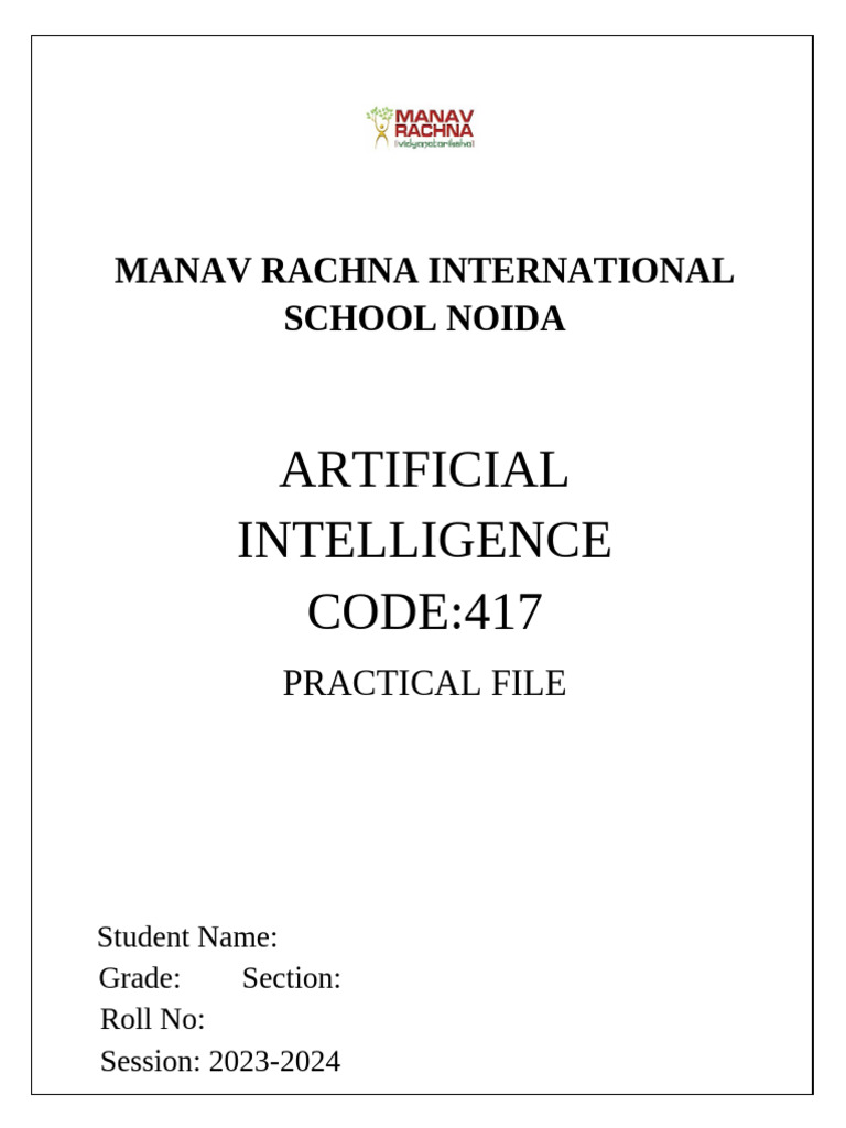 Practical File Format Grade 9 | PDF