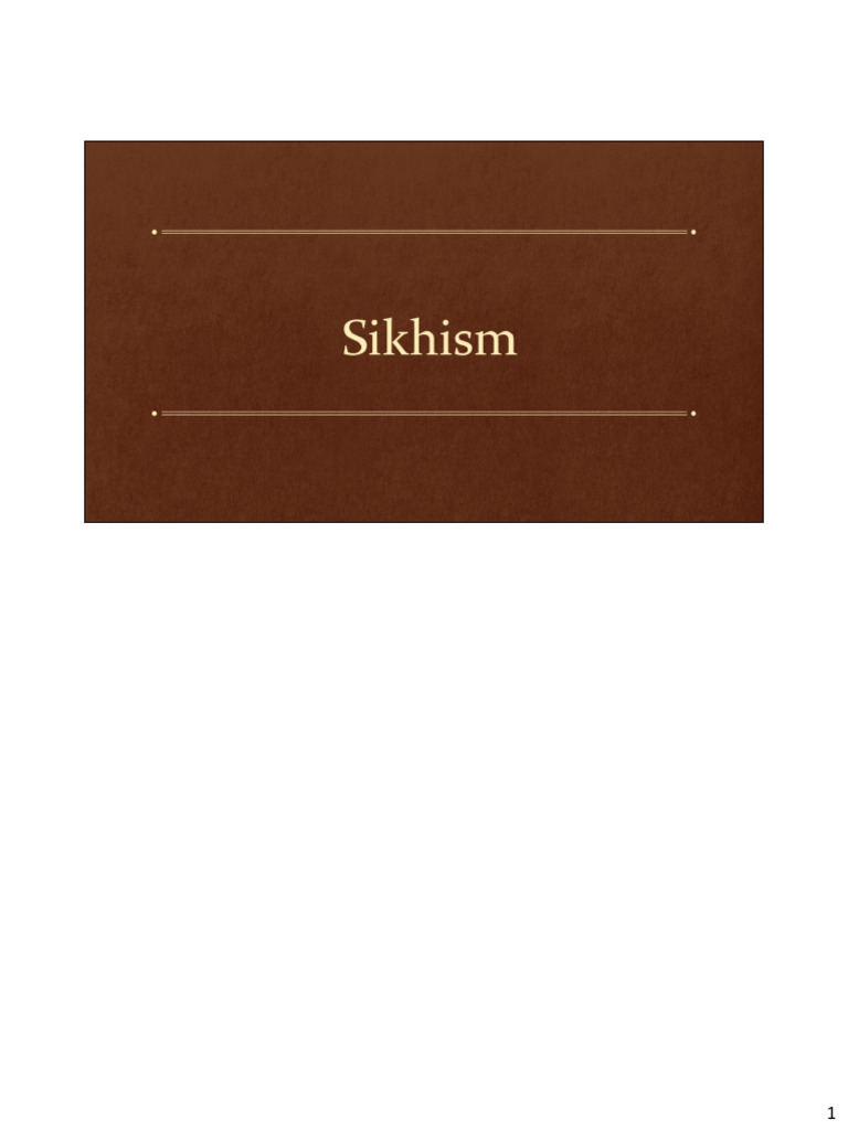 10 Sikhism | PDF