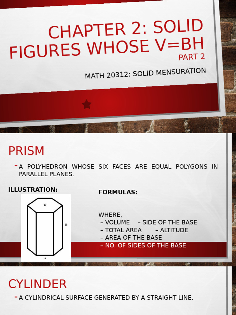 Lecture4 Prism and Cylinders | PDF