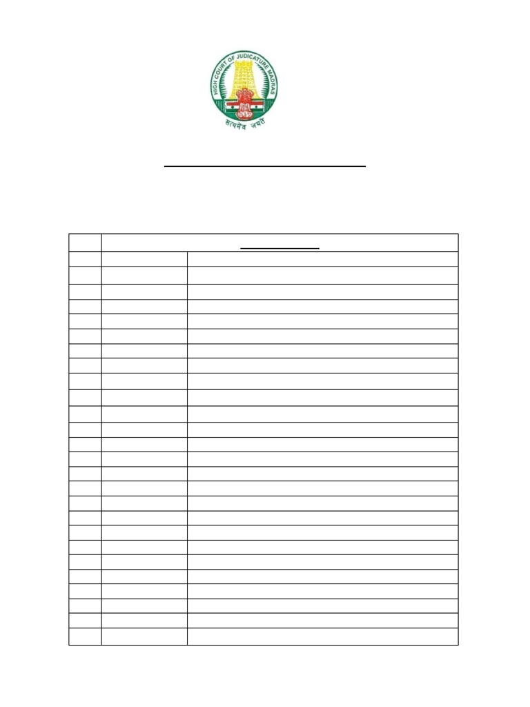 Pudukkottai-Rejection List | PDF