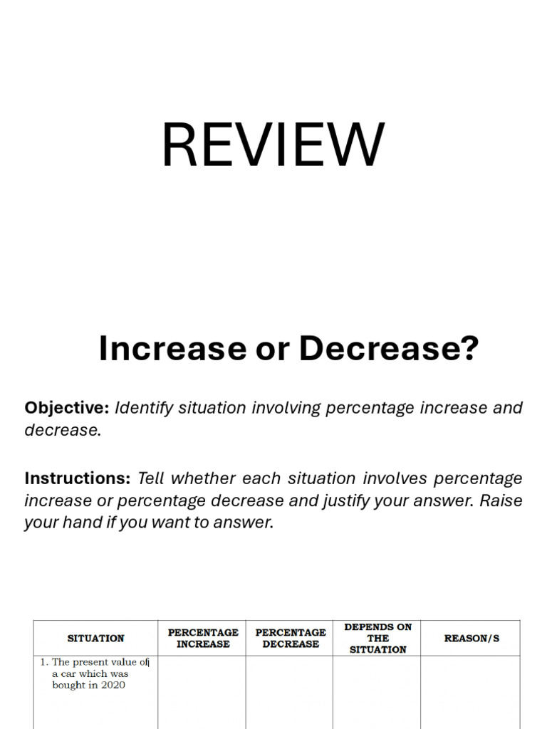 Solving money problems involving percentages | PDF