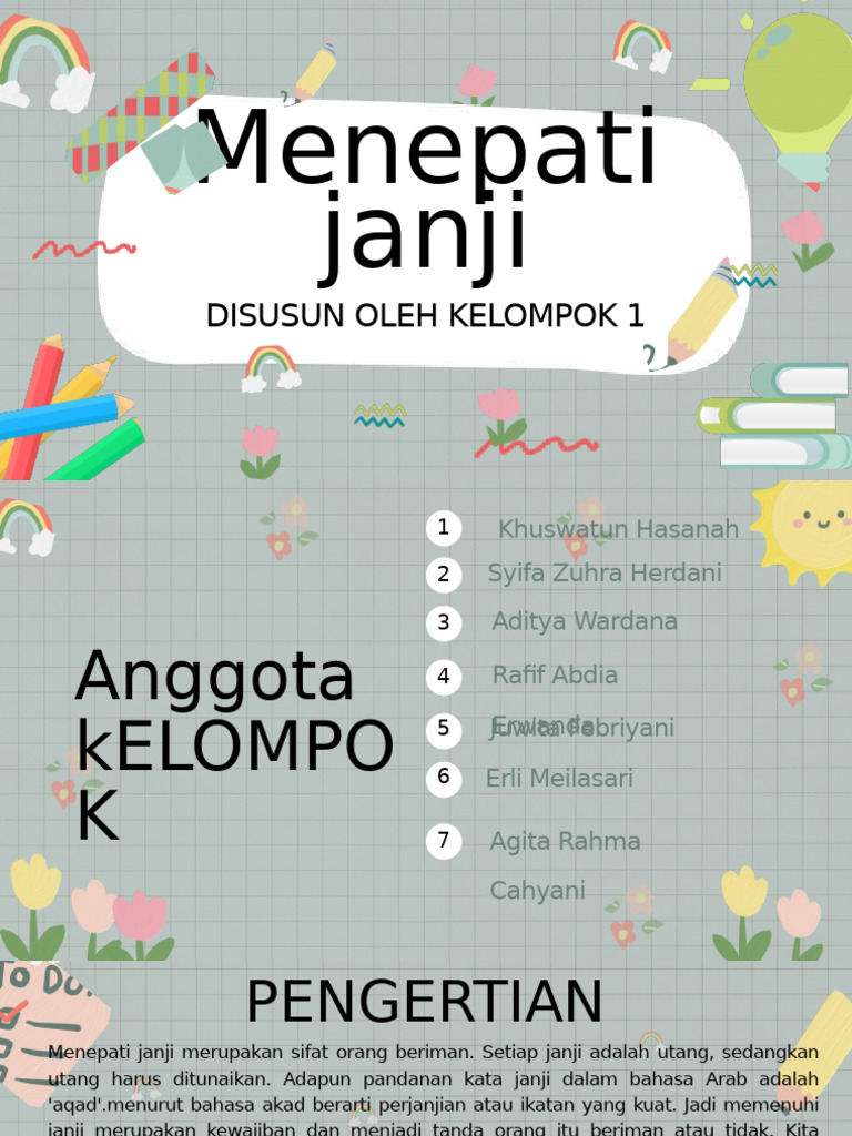 Menepati Janji | PDF