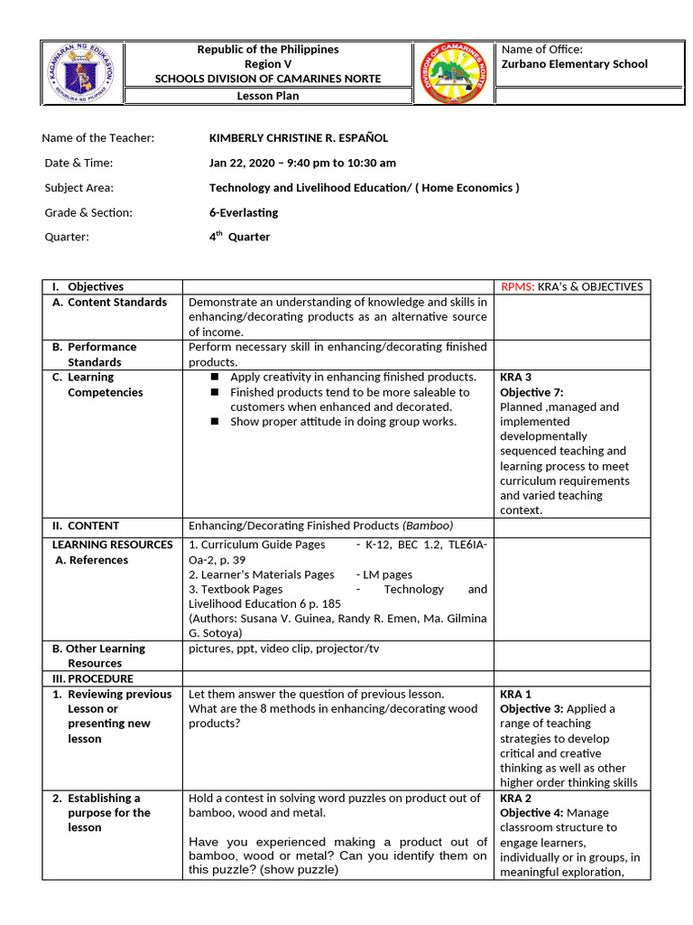 Cot Tle6 (Tom) | PDF