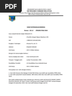 Surat Keterangan Manajerial | PDF | Game & Aktivitas