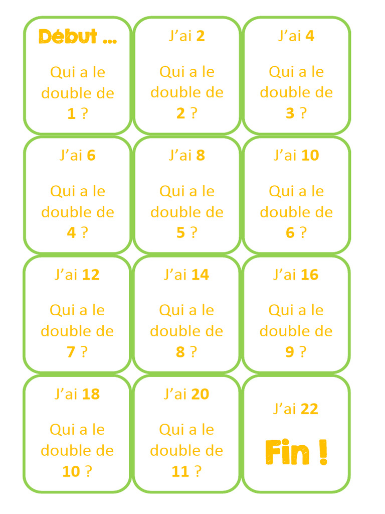 Jai Qui A Les Doubles | PDF