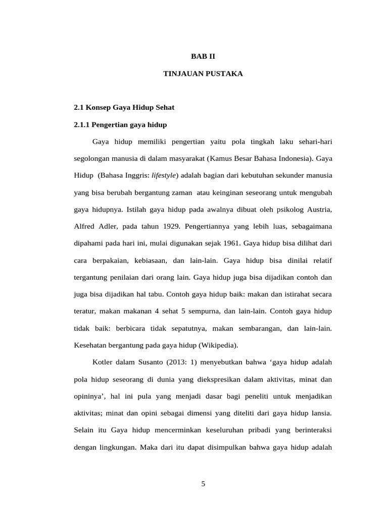 Gaya Hidup Sehat: Konsep dan Faktor | PDF | Medical Specialties