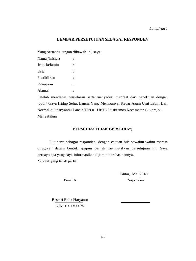 Lembar Inform Consent Pdf