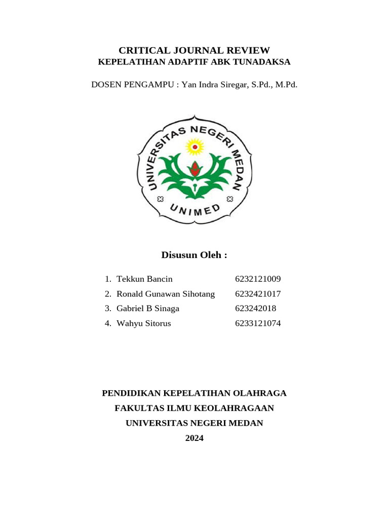 Critical Journal Review | PDF