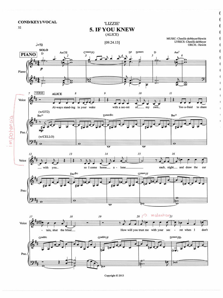 If You Knew Lizzie Sheet Music | PDF