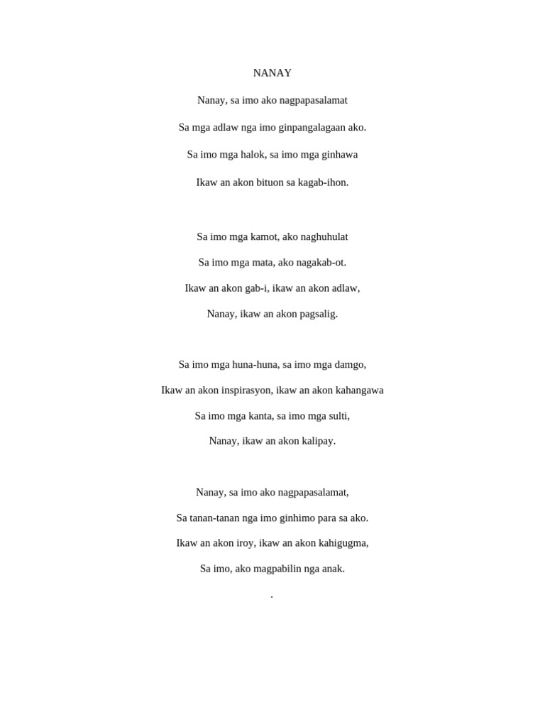 Nanay | PDF