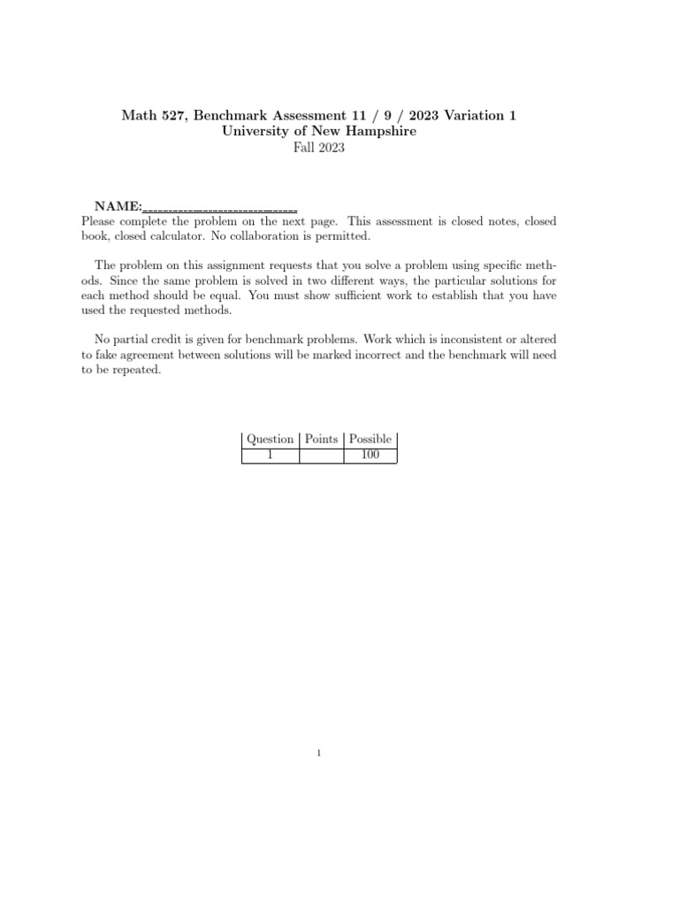 Benchmark 2 Primover | PDF