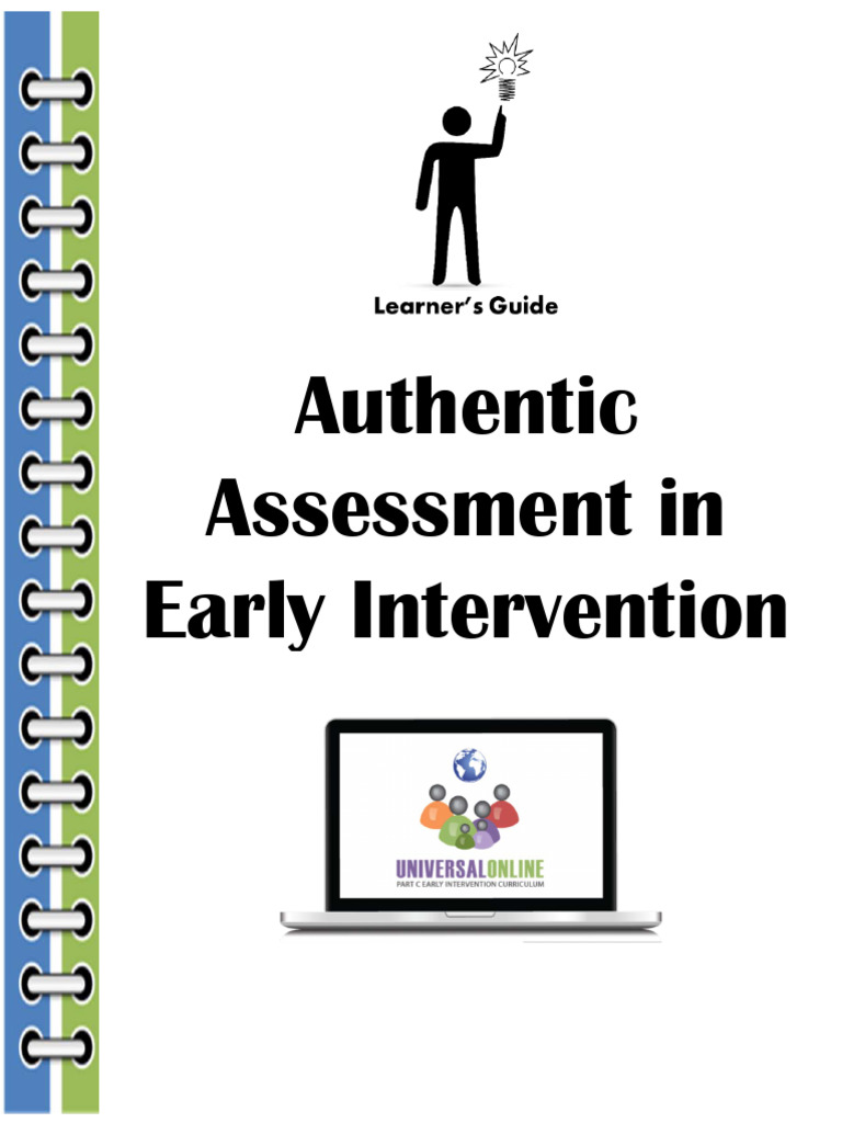 Authentic Assessment in Early Intervention - Learners Guide | PDF