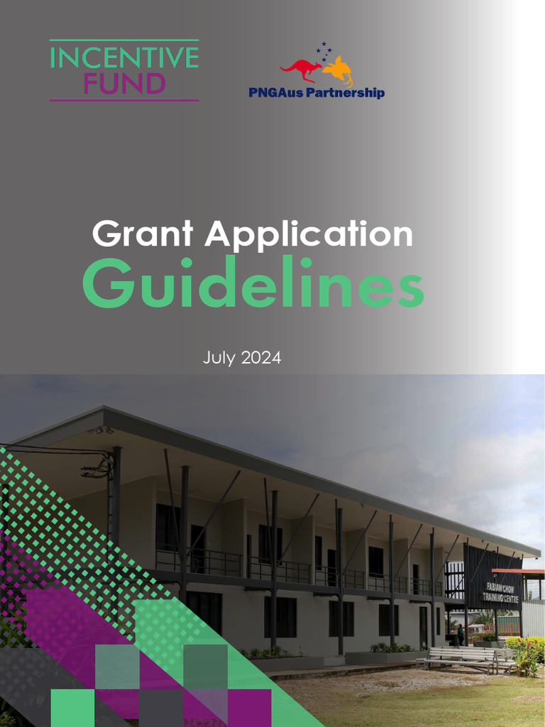 Incentive Fund 2024 Grant Application Guidelines | PDF