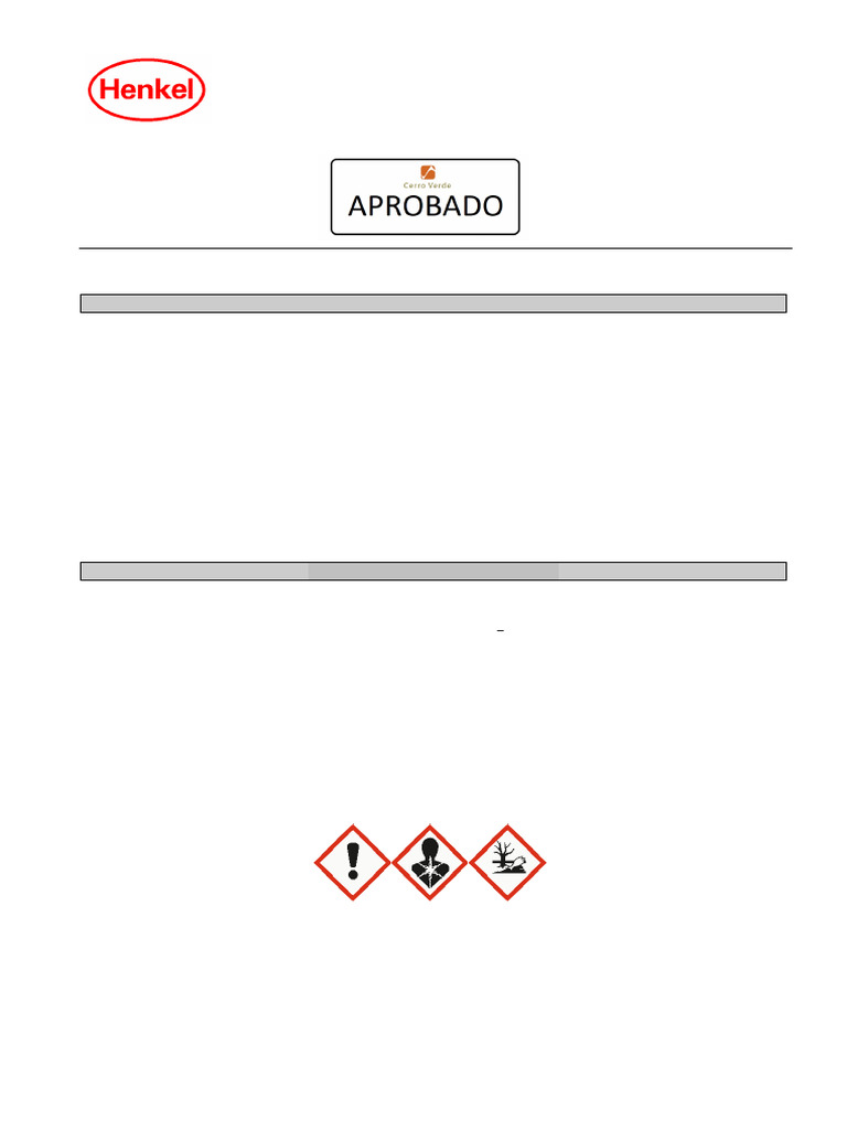 Hoja de Seguridad LOCTITE PC 9020 | PDF | Adn