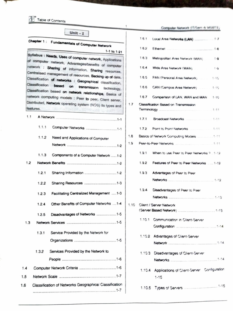 Computer Network chapter1 | PDF