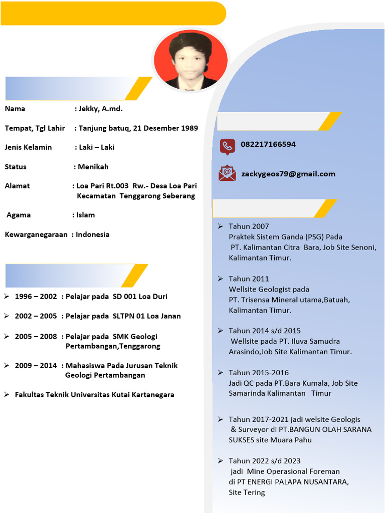 Cv. Jekky PDF | PDF
