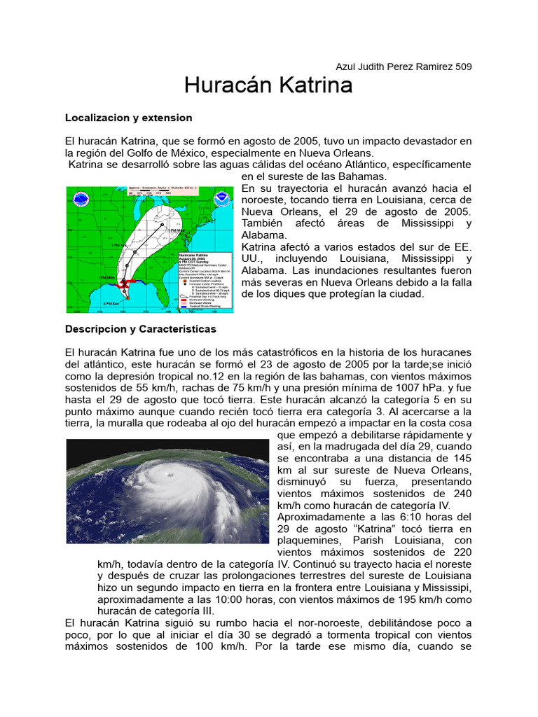 Huracan Katrina | PDF