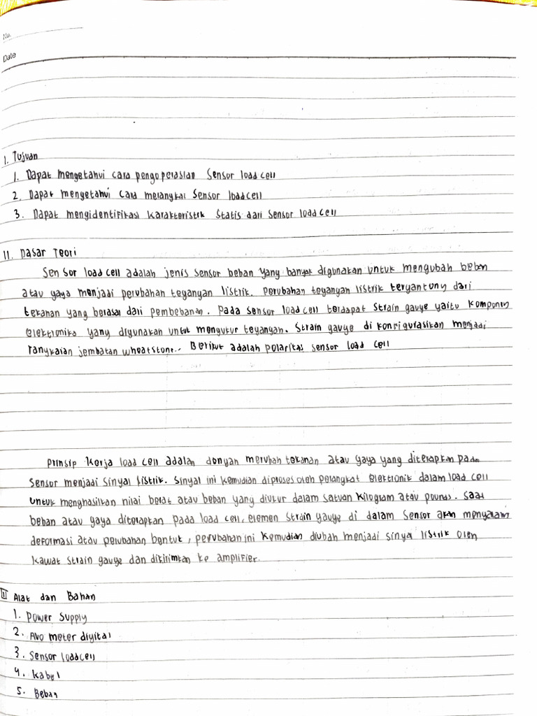 Laprak 5 & 6 Load Cell, RTD | PDF