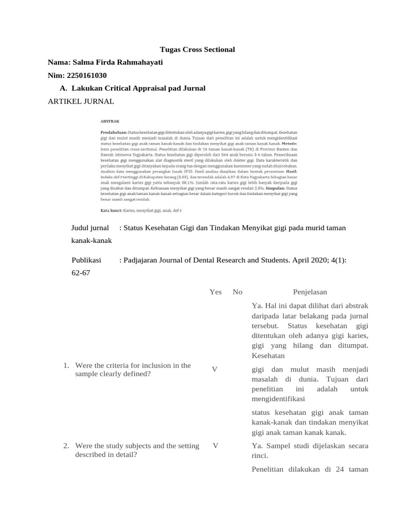 Form Critical Appraisal | PDF