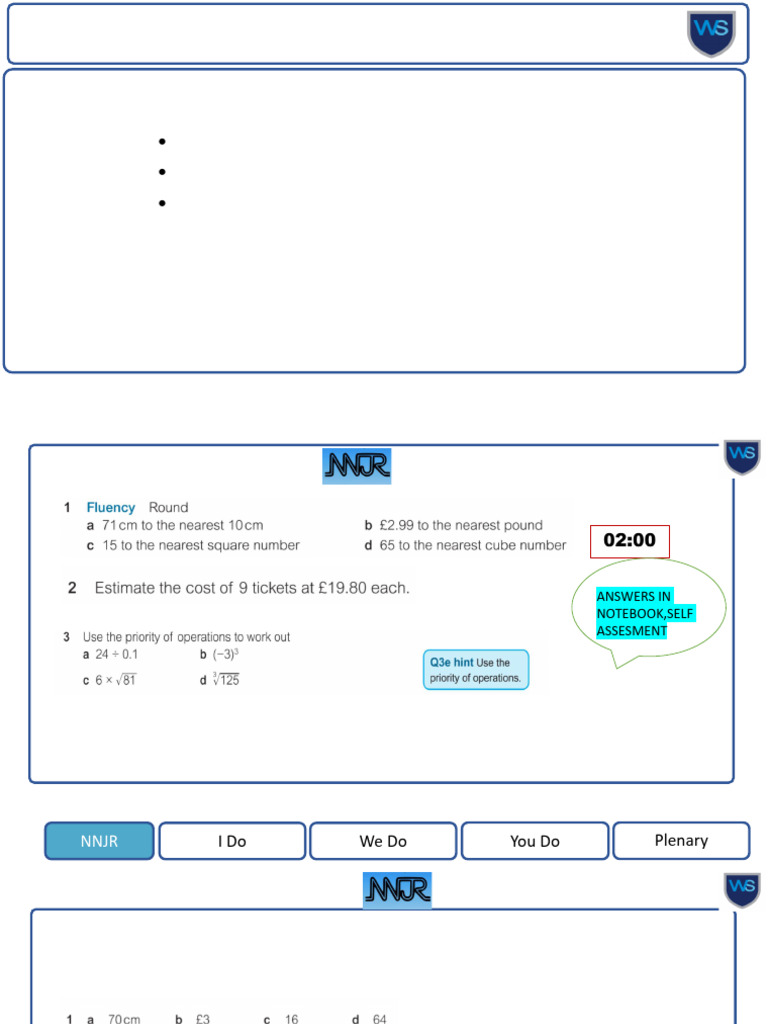 Y9 Indices Standard Form 4 | PDF | Mathematics | Teaching Methods ...