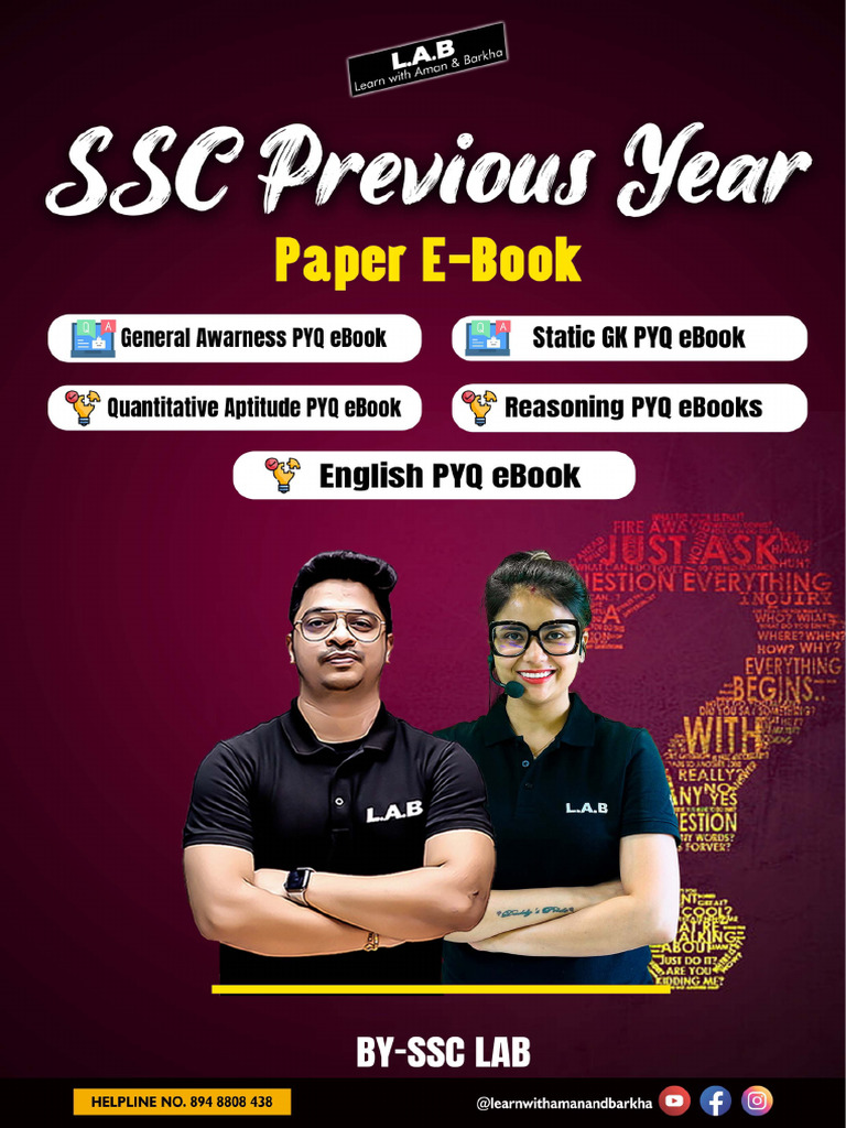 SSC Lab Pyq | PDF