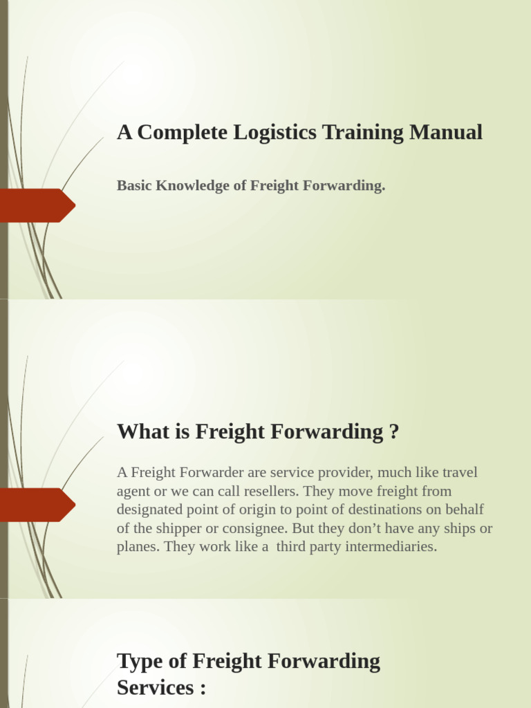 Presentation - Freight Forwarding | PDF