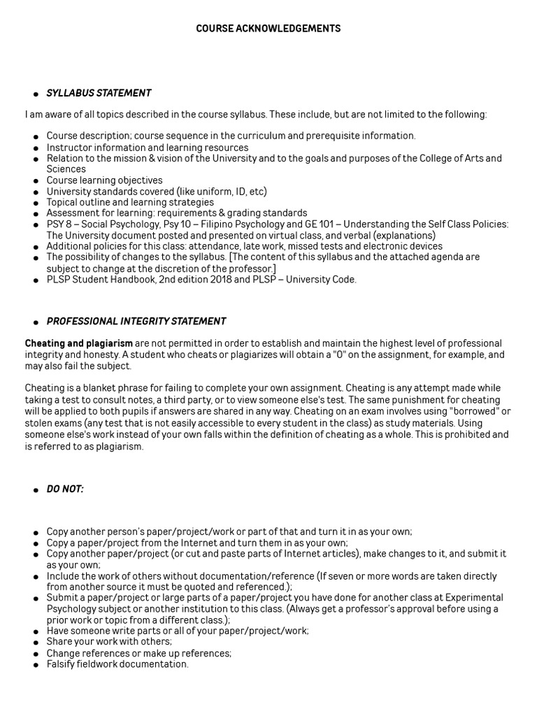 Course Acknowledgement - Docx 20241006 004111 0000 | PDF