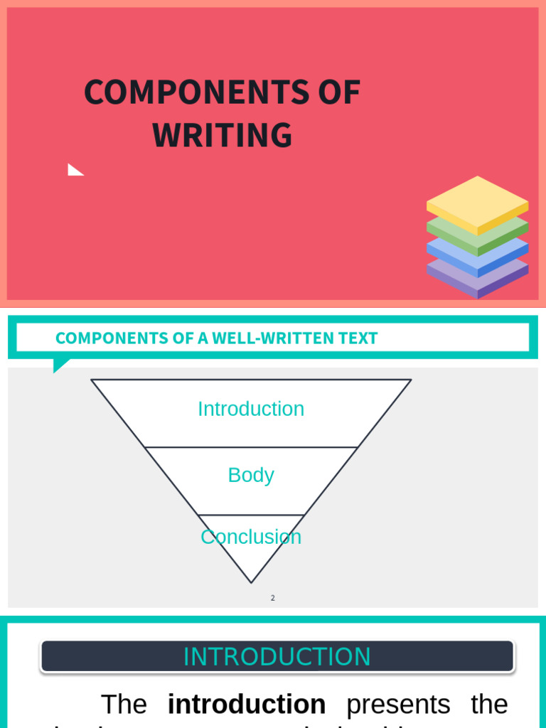 L6 Components of Writing | PDF | Career & Growth