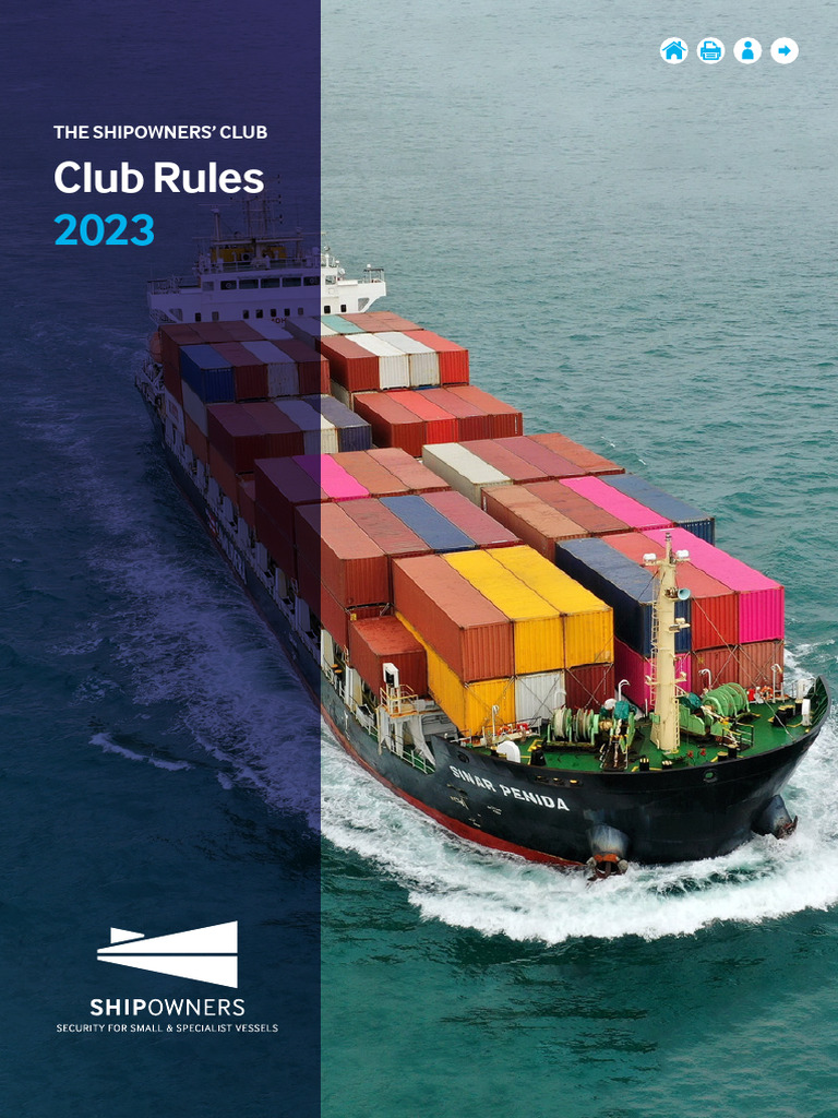 Shipowners Club-Rules-2023-Web | PDF