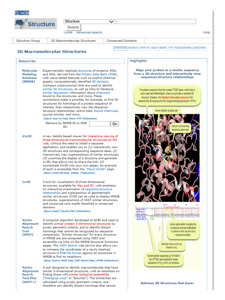 Macromolecular Structures Resource Group | PDF