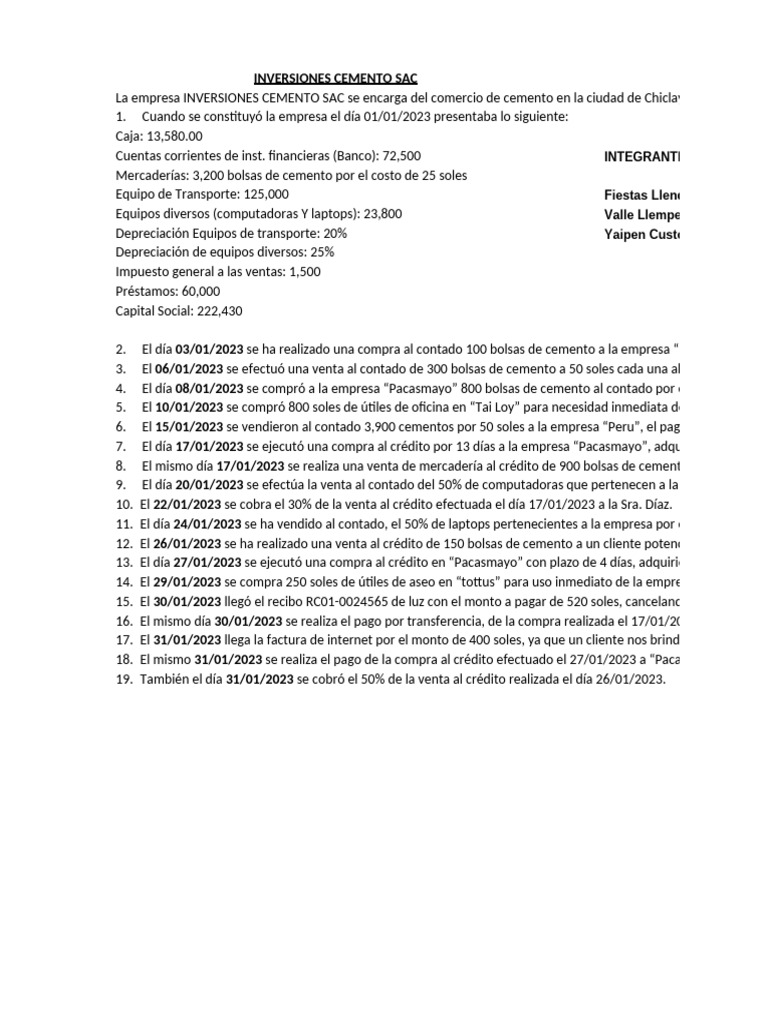 TC2 Contabilidad | PDF