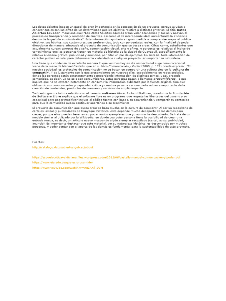 Moodle Foro Tarea 2 (DATOS ABIERTOS) | PDF