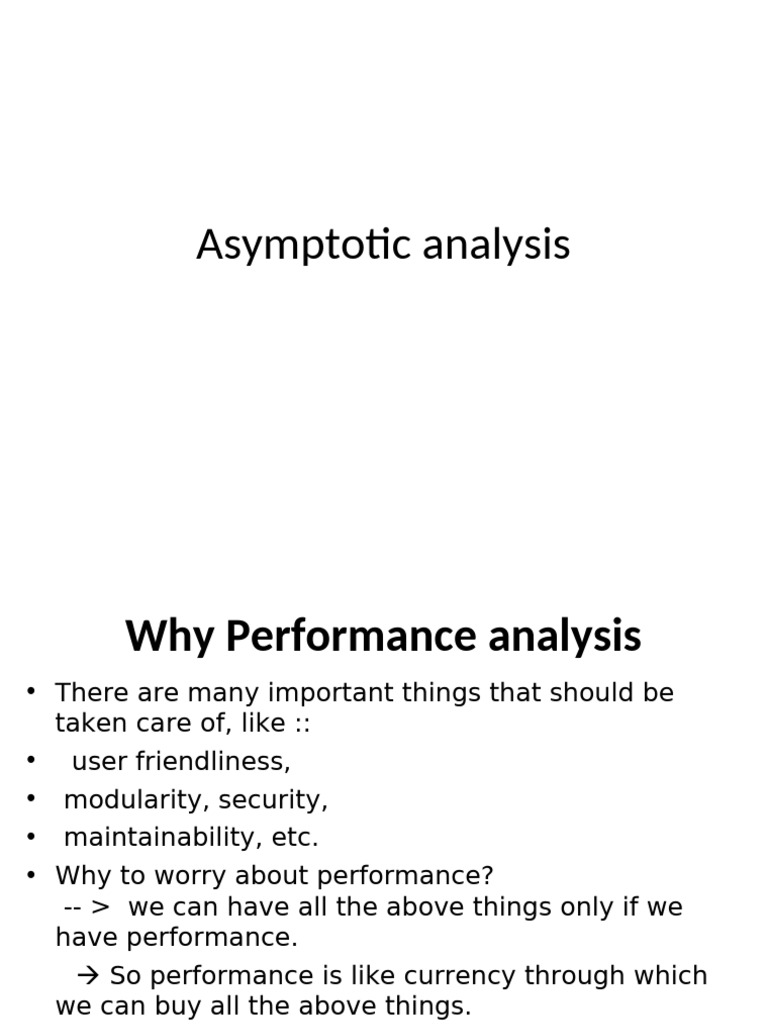 Asymptotic analysis | PDF Asymptotic analysis | PDF