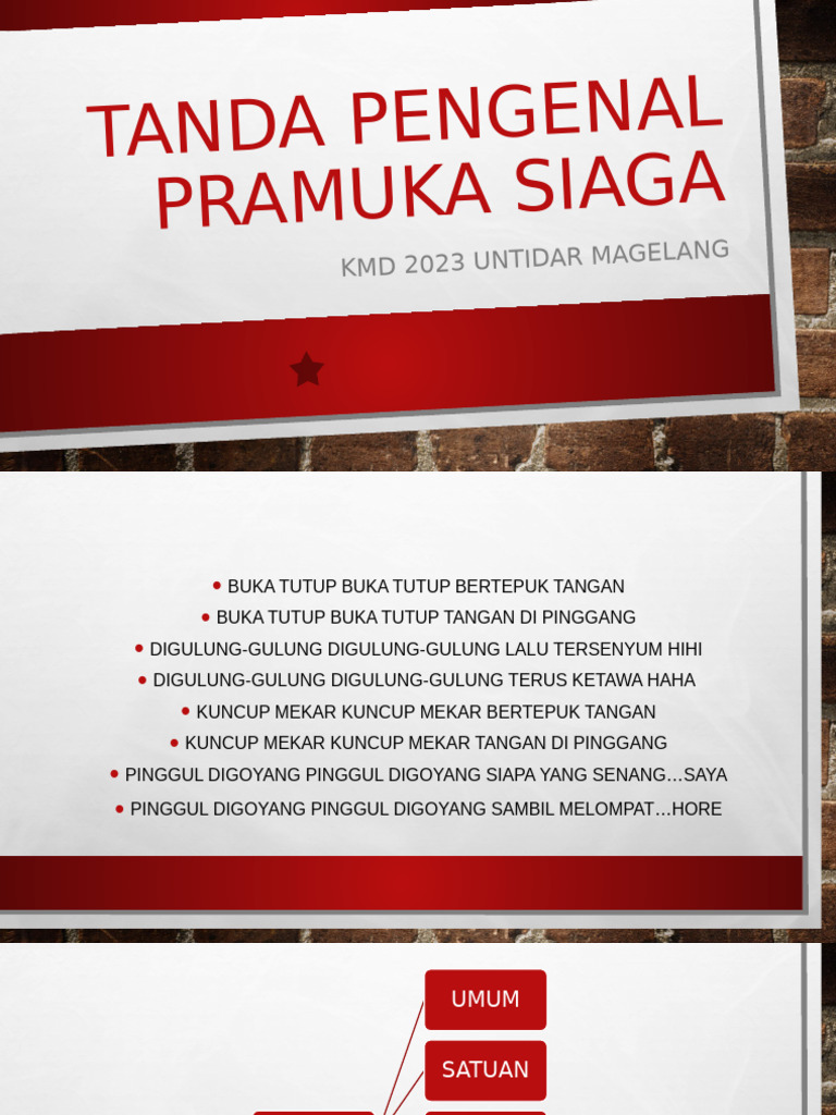 Tanda Pengenal Pramuka Siaga | PDF
