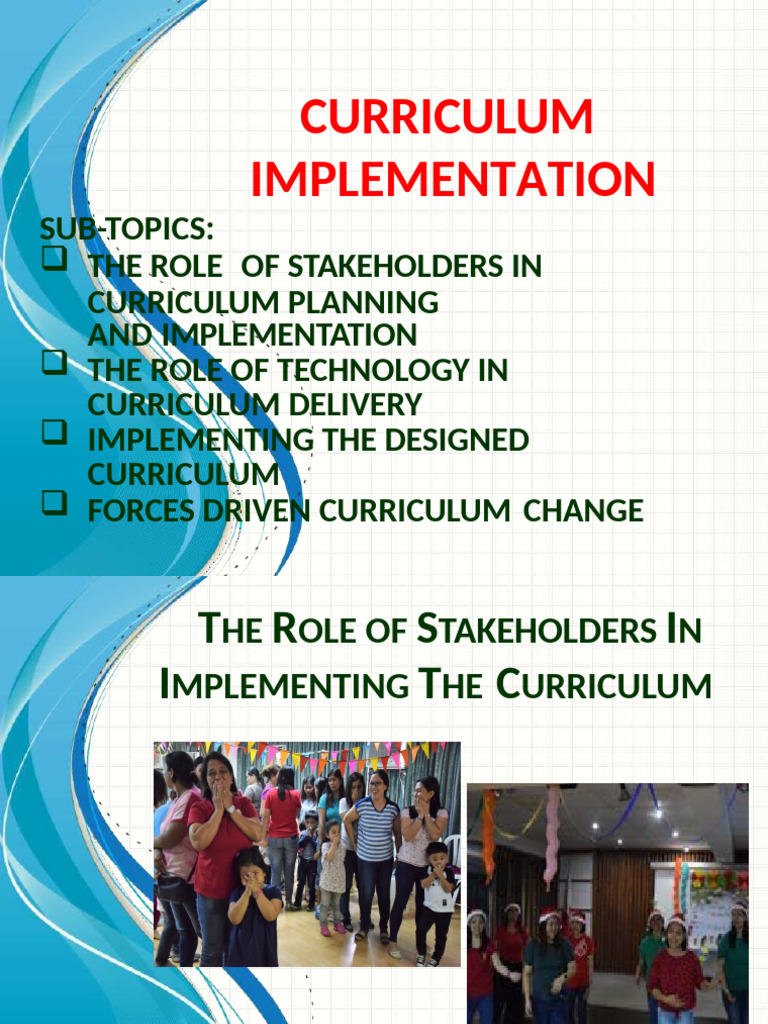 Curriculum Implementation | PDF | Curriculum | Learning