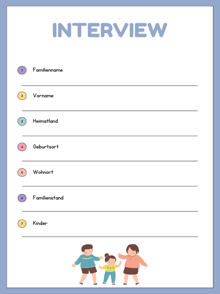 Interview A1.1 | PDF | Cooking, Food & Wine | Wellness