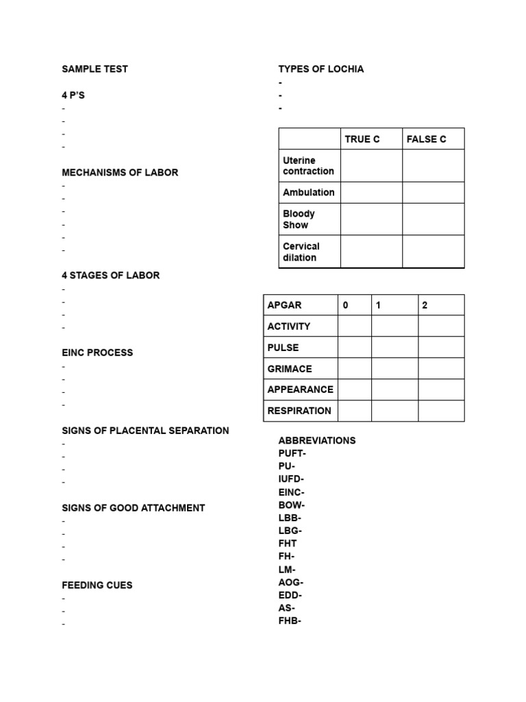 Sample Test | PDF