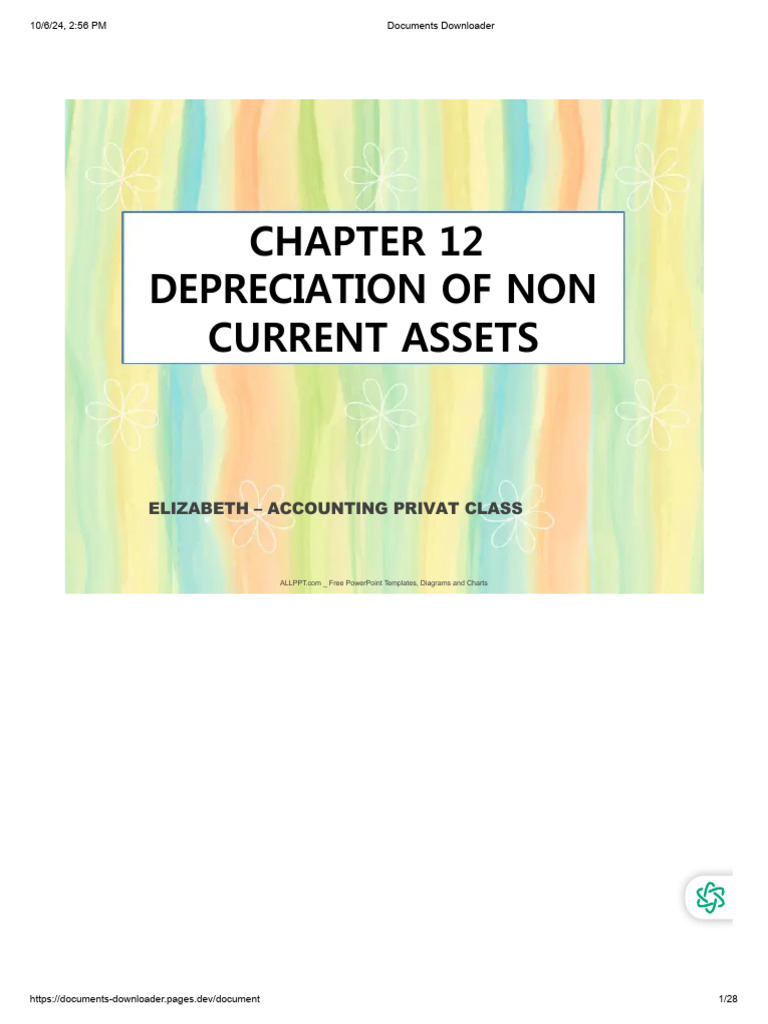 Depreciation Question Textbook | PDF