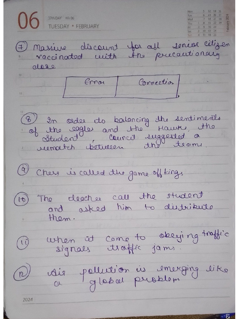 English Grammar Practice Questions | PDF