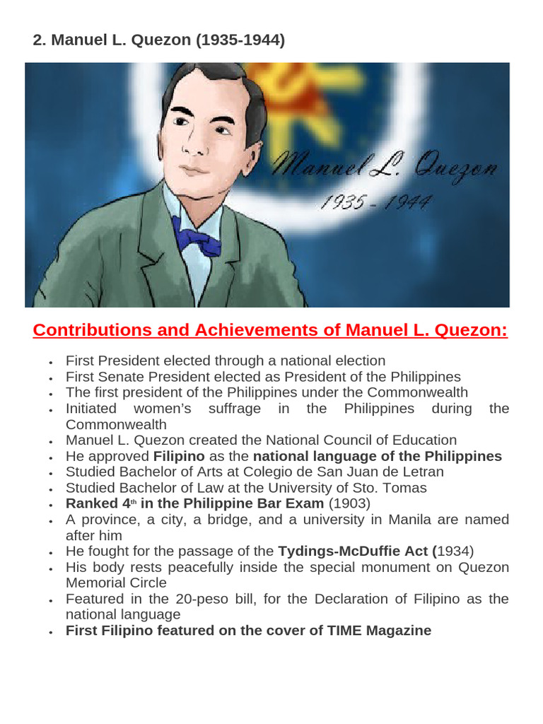Manuel Quezon | PDF