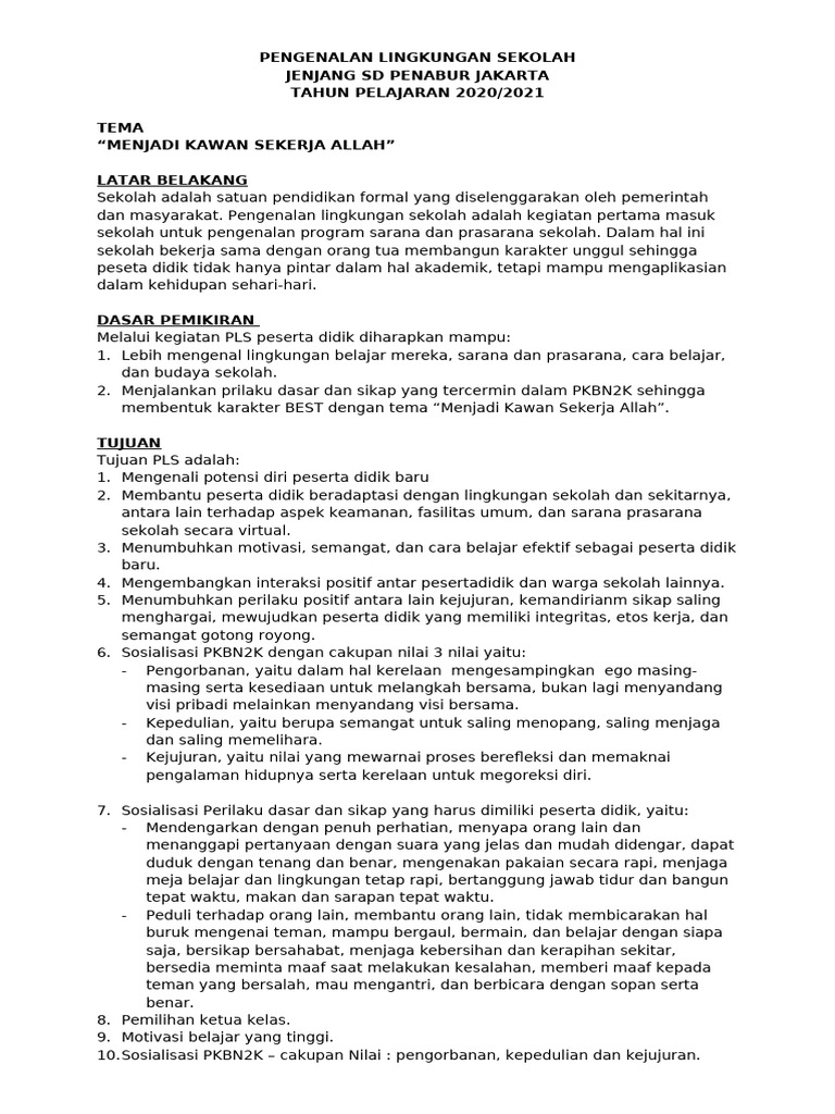 MPLS PKBN2K 2020-2021 Revisi 10 Juli 2020 | PDF