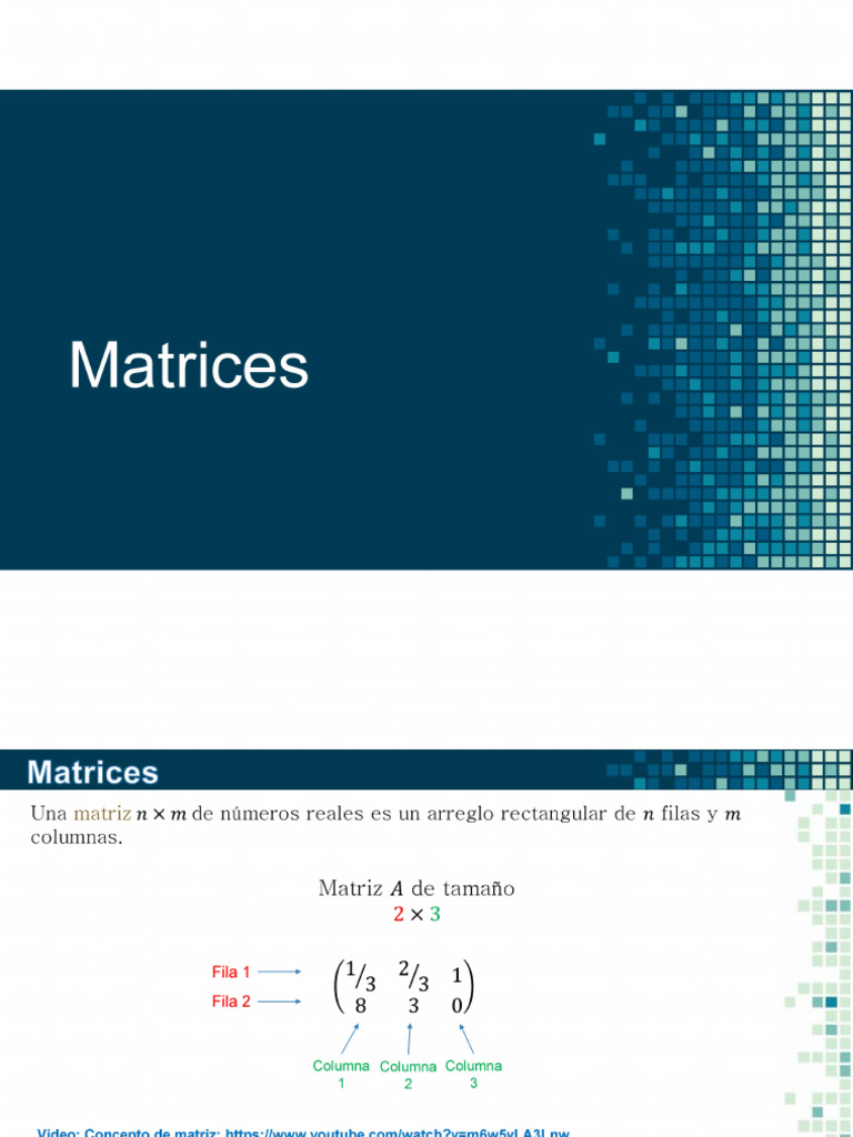 Álgebra de Matrices | PDF