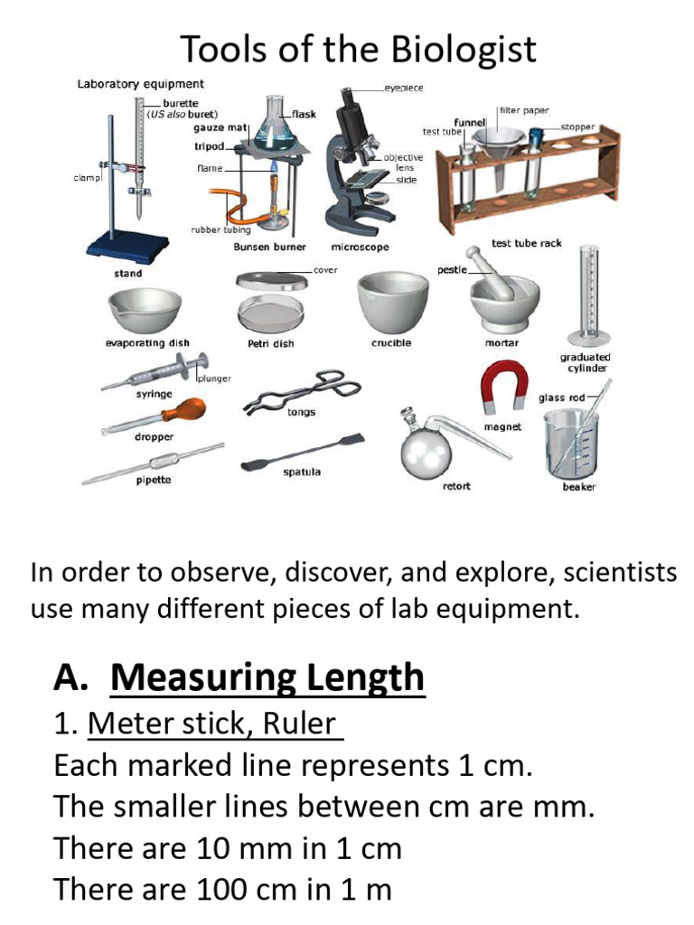 Tools of The Biologist | PDF
