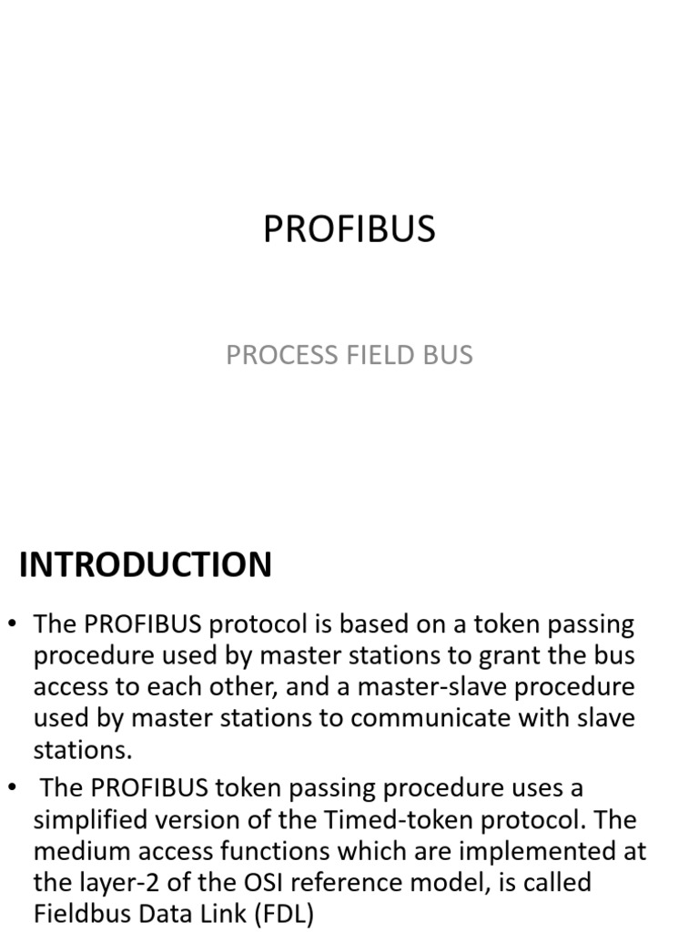 Profibus 1 | PDF